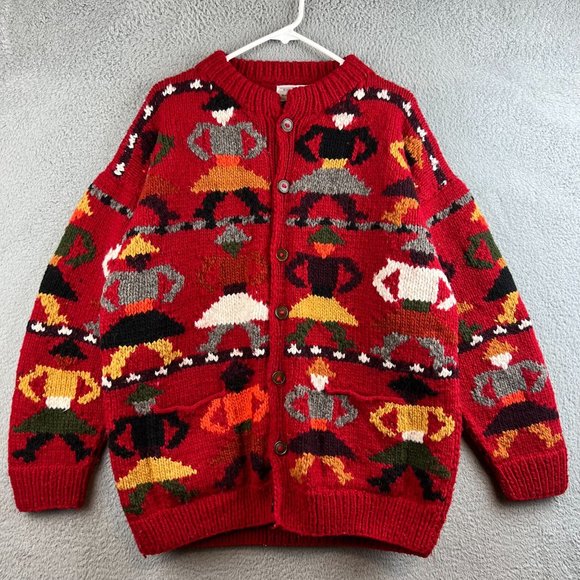 Wooly-Wooly | Sweaters | Vintage Woolywooly Cardigan Sweater Adult ...
